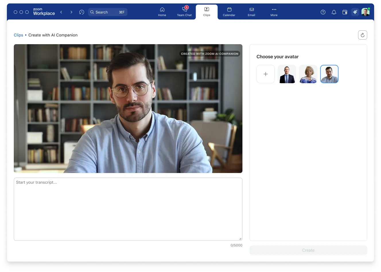 Zoom allows a digital avatar to attennd meeting on your behalf