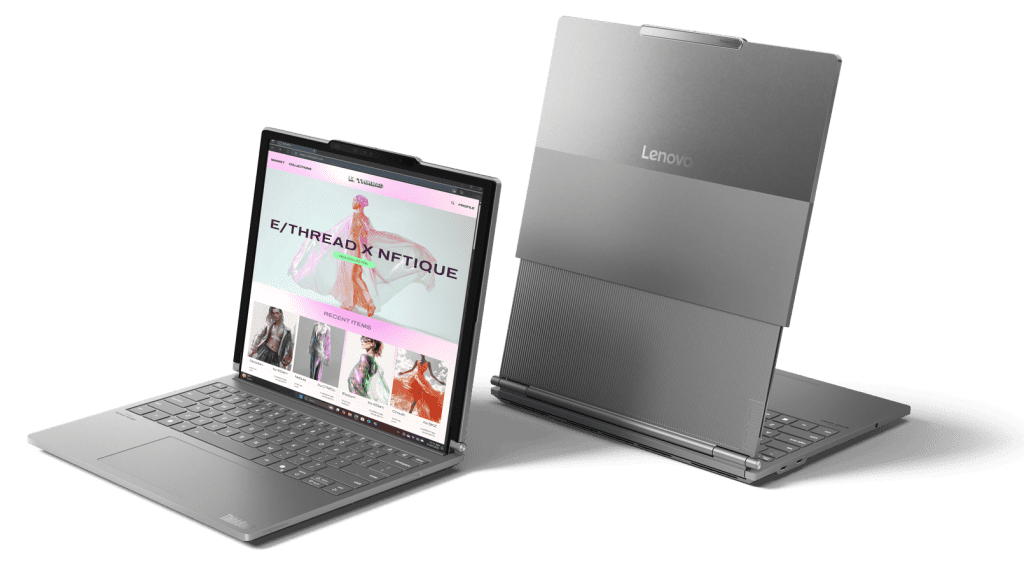 Lenovo has debuted the first laptop with a rollable display