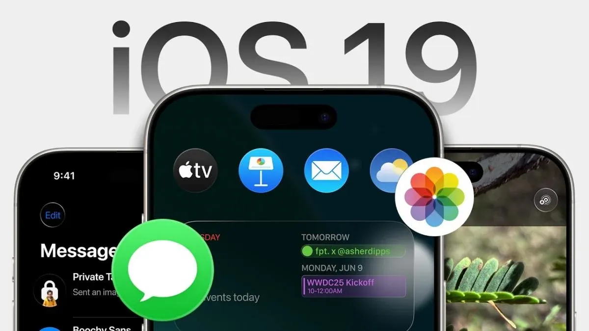 New iOS 19 Design: rounded icons and a glass-like interface