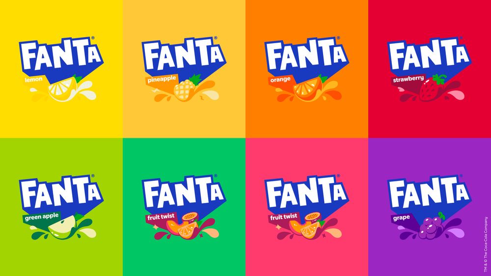 Coca-Cola unveiled a new corporate identity for its Fanta brand