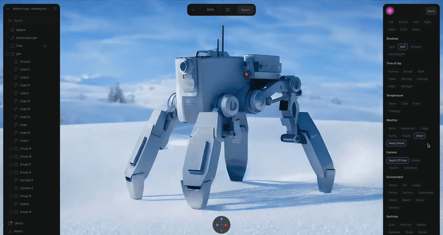 Spline Unveils Breakthrough AI Style Transfer: Palette and Lighting ...