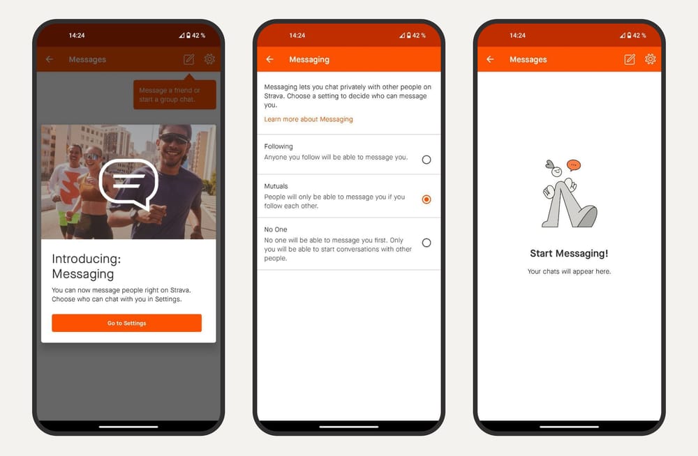 Strava App Introduced A Messaging Feature
