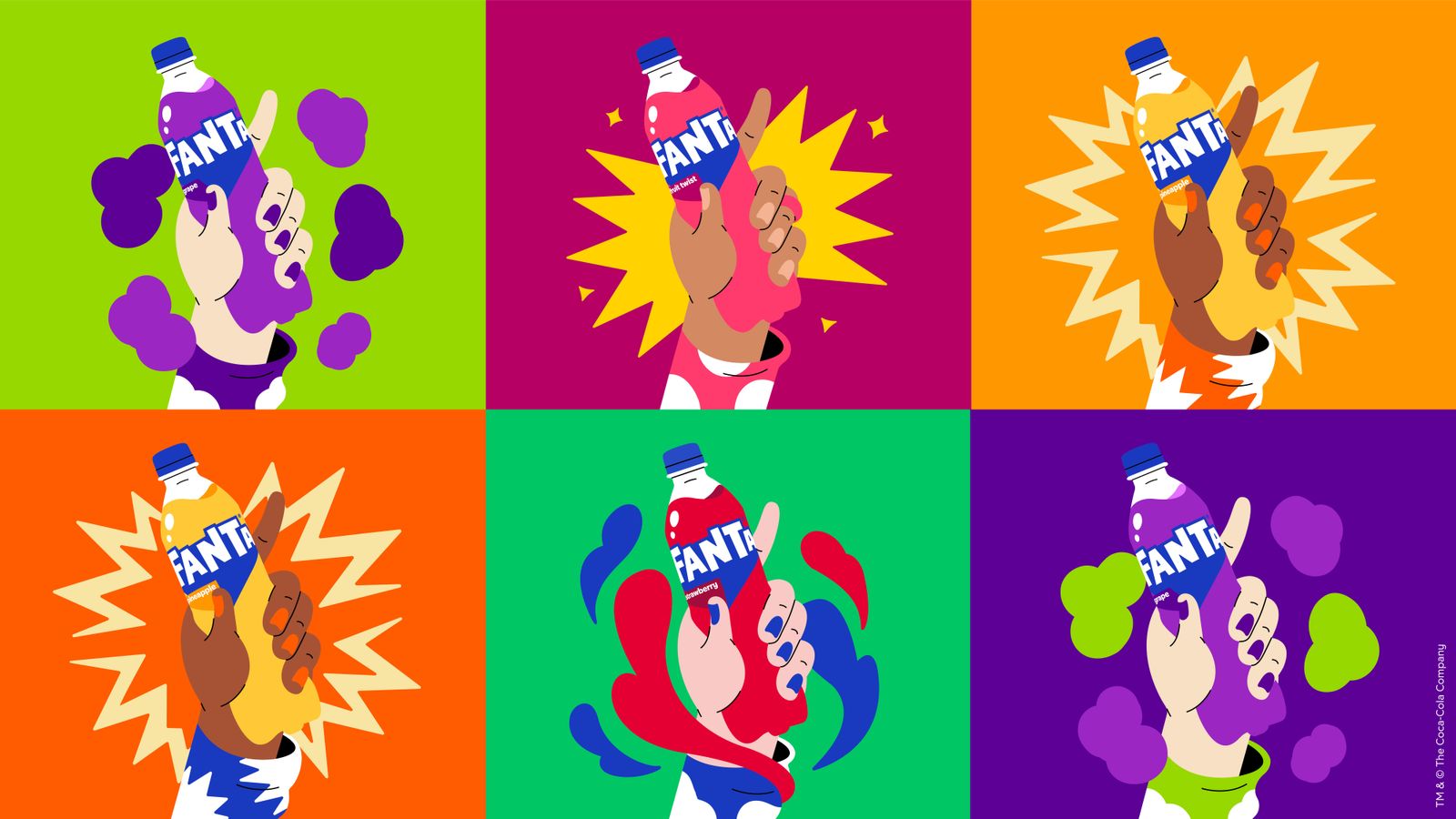Coca-Cola unveiled a new corporate identity for its Fanta brand