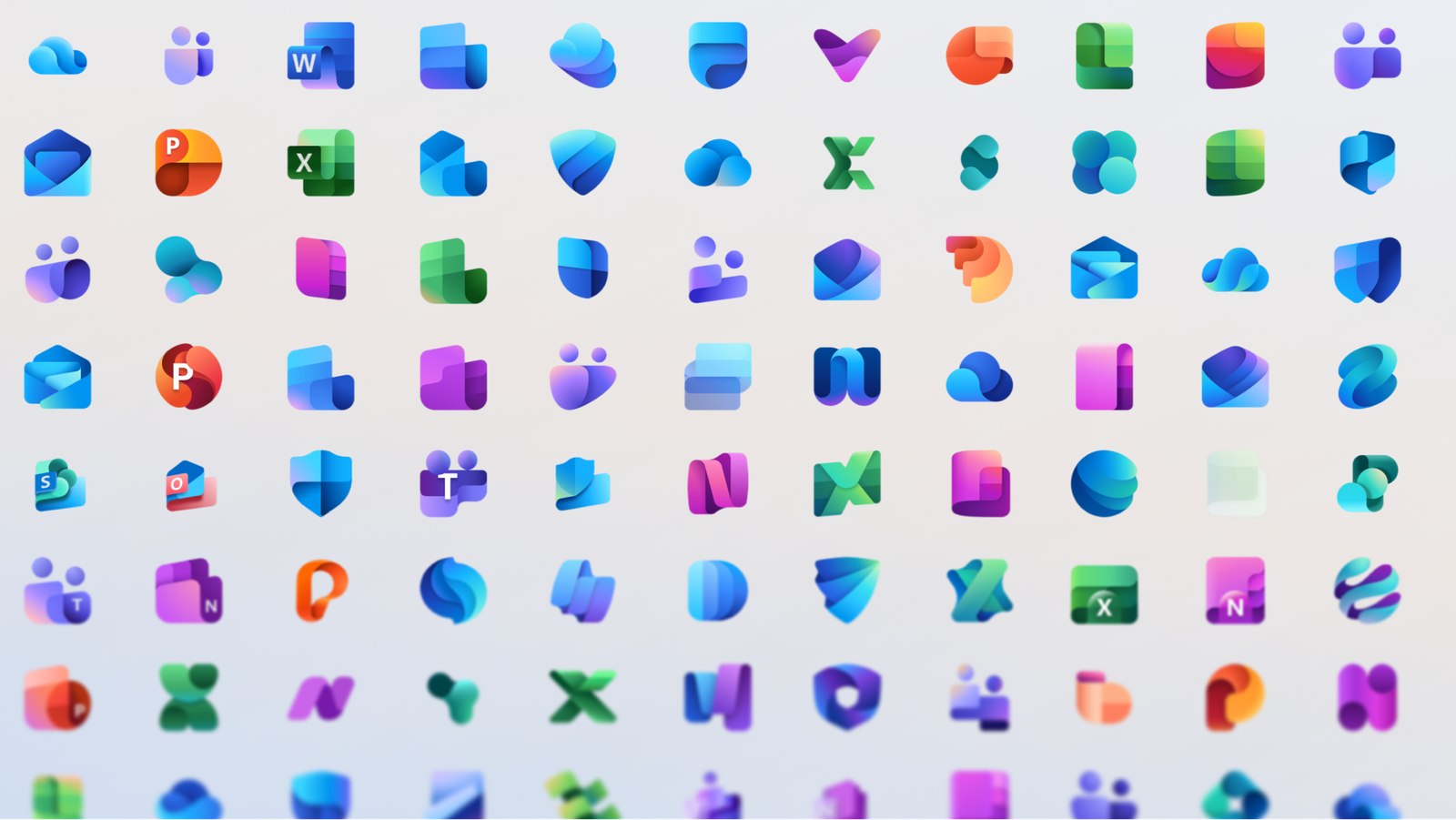 Microsoft Office icons get a modern redesign